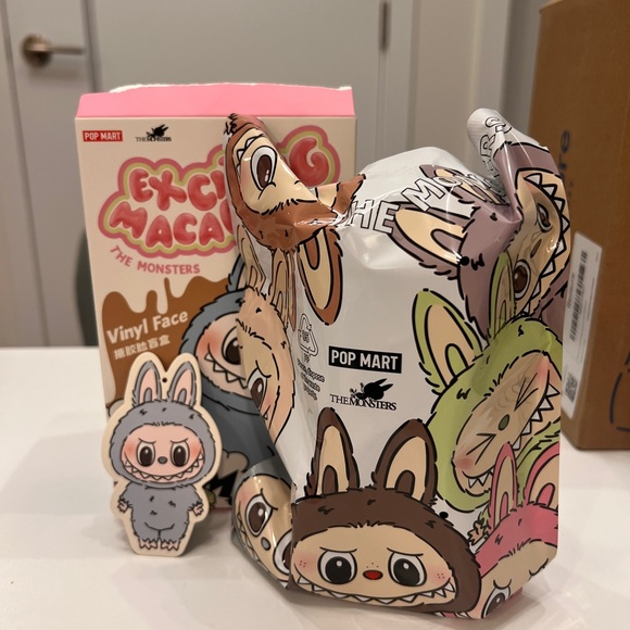 Other | Popmart Labubu Tasty Macarons Vinyl Face Blind Box Sea Salt ...